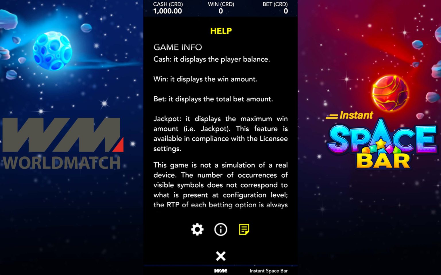 Instant Space Bar Slot by World Match 🚀 Best Crash Game 2023