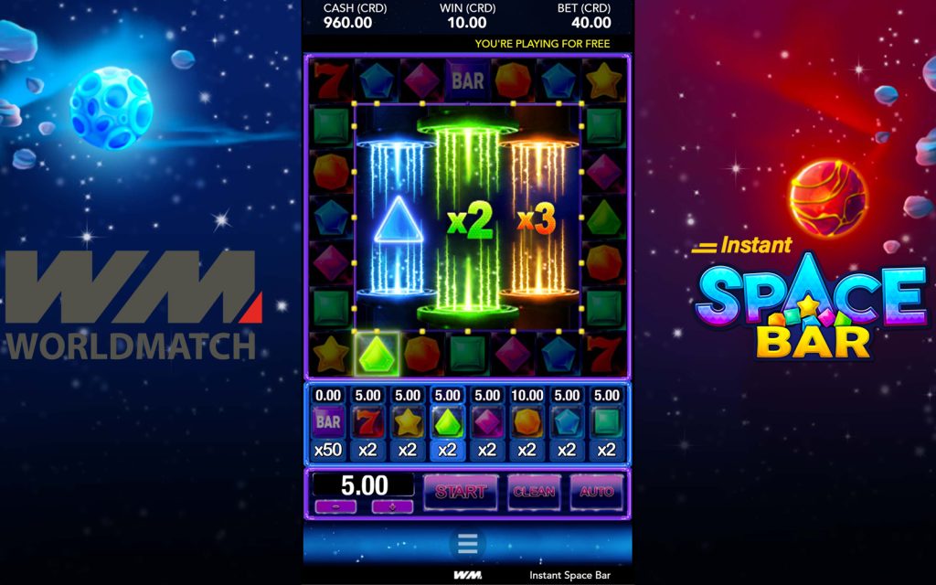 Instant Space Bar Slot by World Match 🚀 Best Crash Game 2023